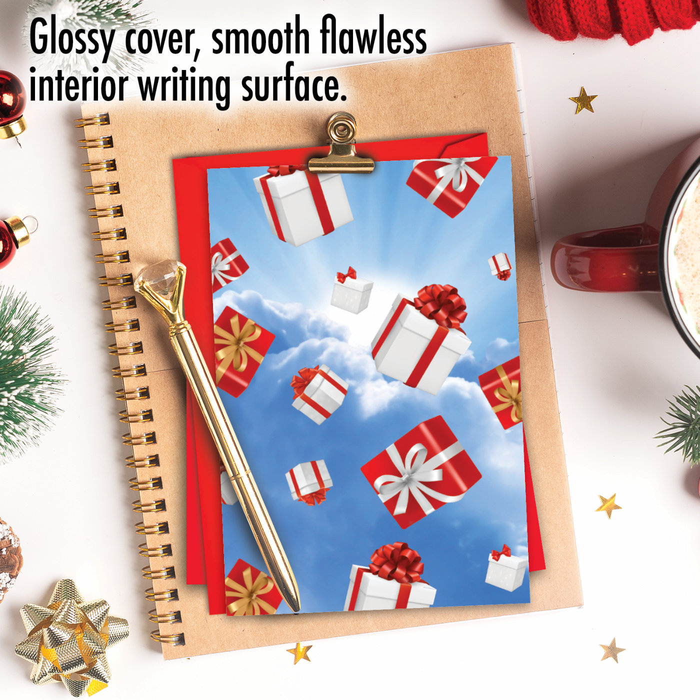 Flying Gifts: Creative Christmas Card