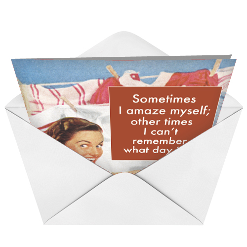 Forgotten Birthday Funny Greeting Card