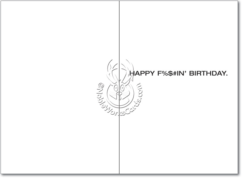 Fukitol Funny Dirty Birthday Card