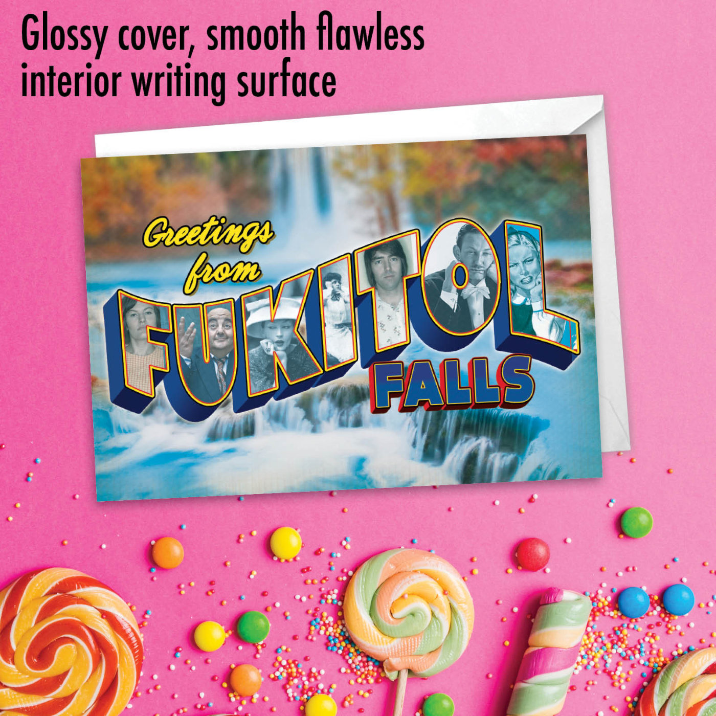 Fukitol Falls: Humor Birthday Greeting Card