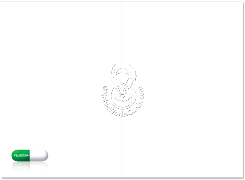 Fukitol: Humor Redrocket Blank Paper Card