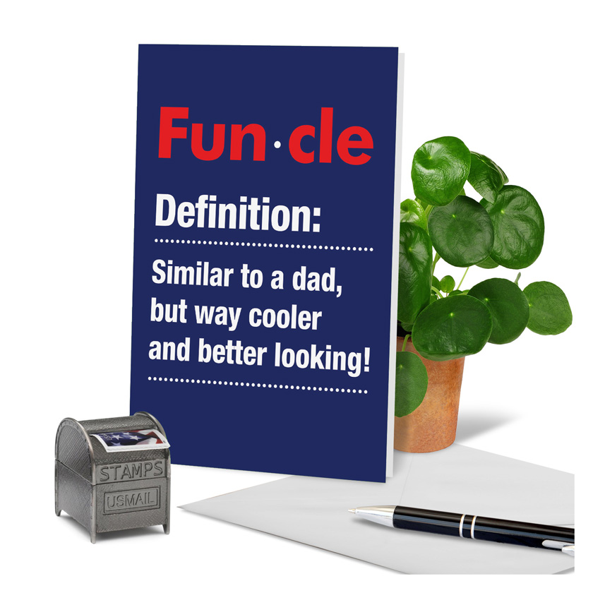 Funcle: Hilarious Birthday Printed Card