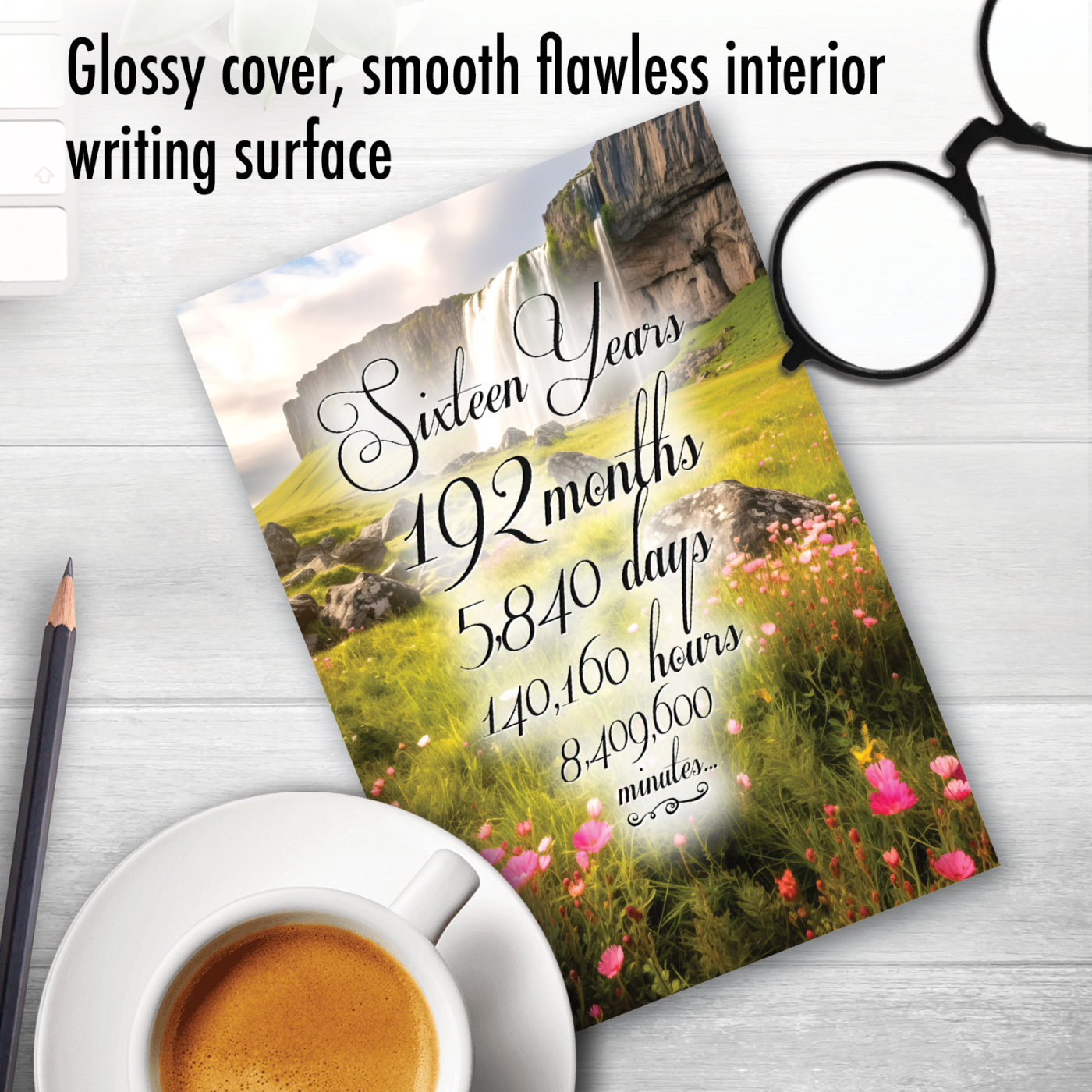 16 Year Time Count: Funny Recovery Paper Greeting Card