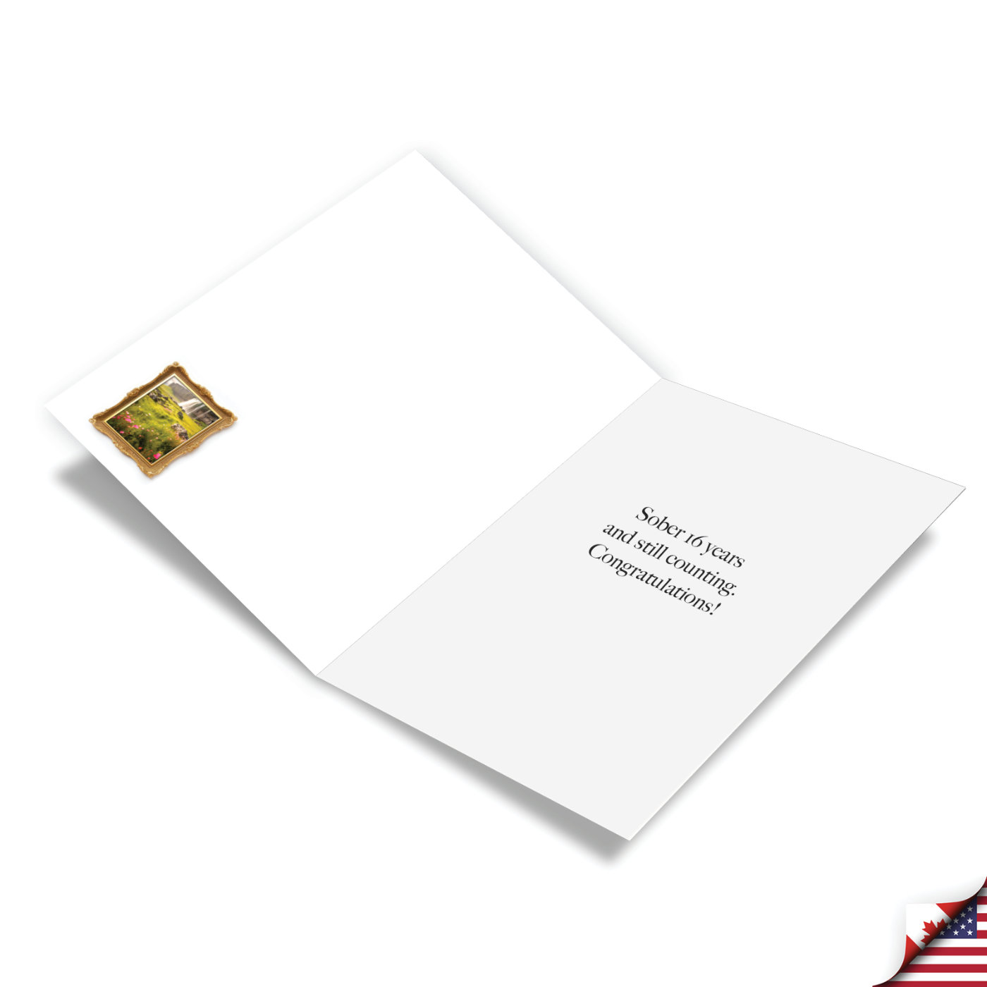 16 Year Time Count: Funny Recovery Paper Greeting Card