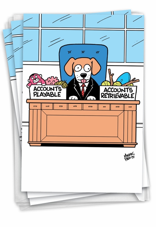 Accounts Playable: Funny Administrative Professionals Day Pack of 3 Cards