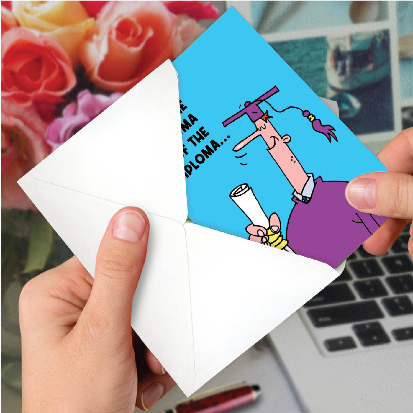 Aroma of Diploma: Funny Graduation Card