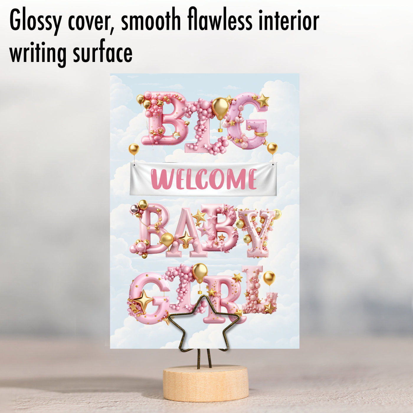 Big Girl: Artful Baby Paper Greeting Card