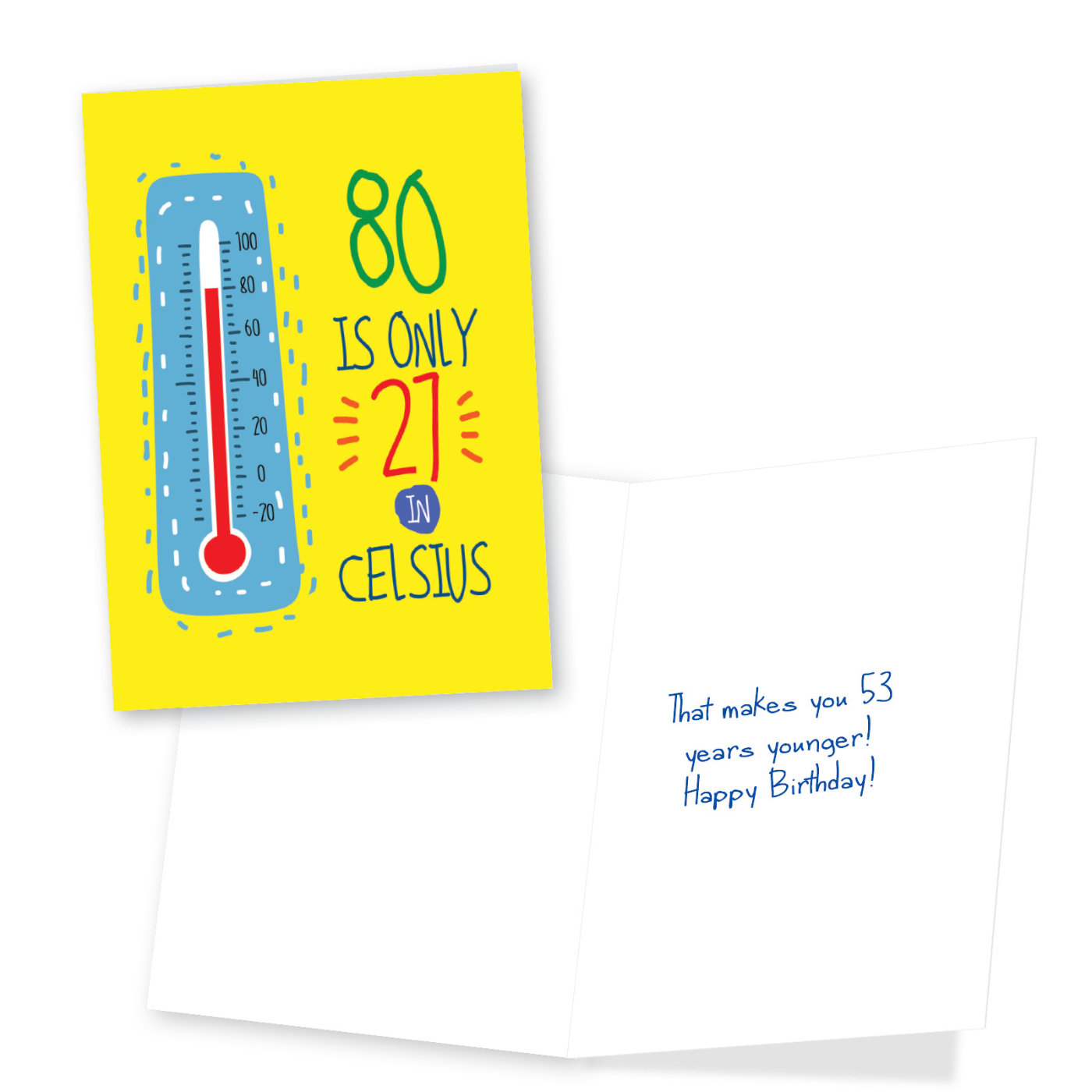 Celsius Major Milestones: Funny Milestone Birthday Variety Pack of 3 Cards