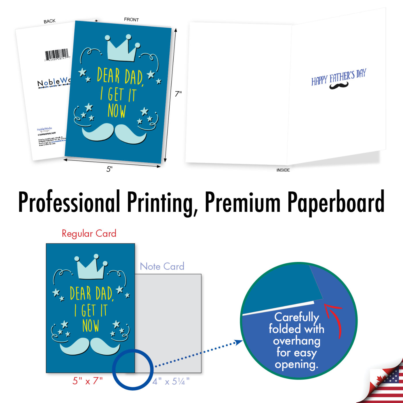 Dad Notes - Crown: Creative Father's Day Card