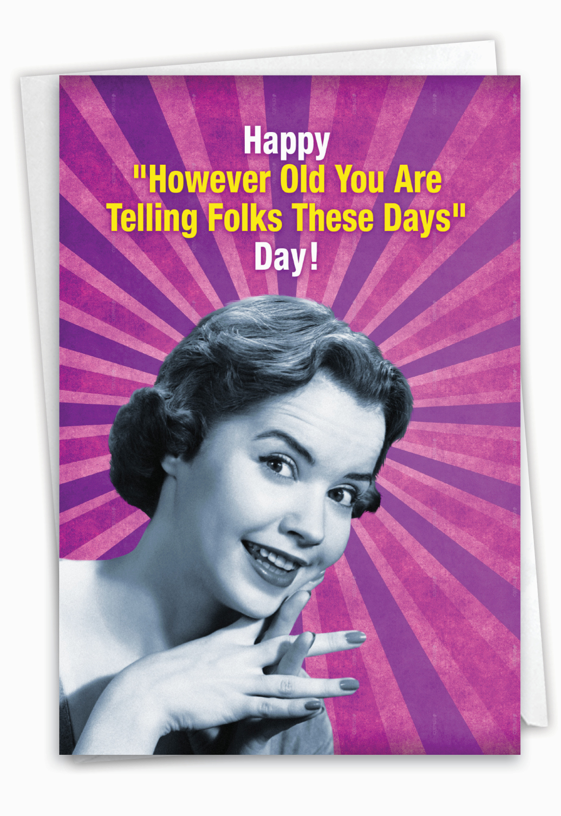 However Old You Are: Funny Birthday Card