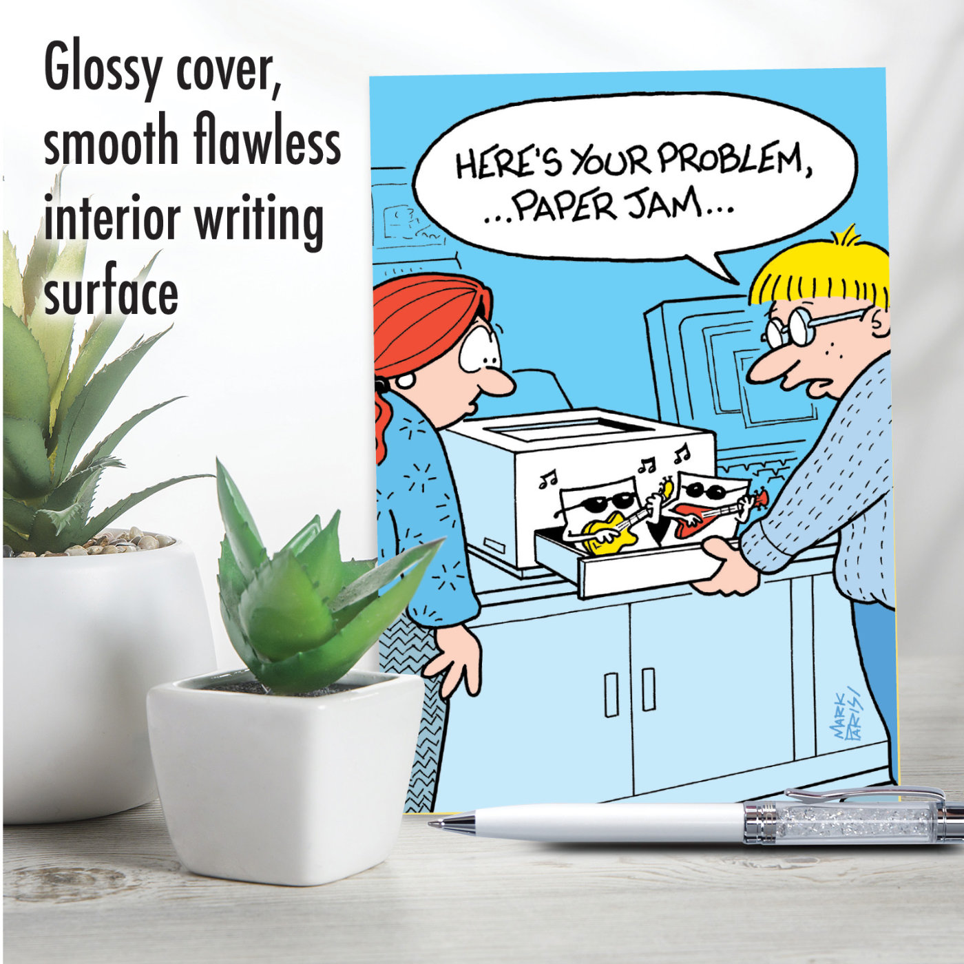 Paper Jam: Funny Administrative Professionals Day Card