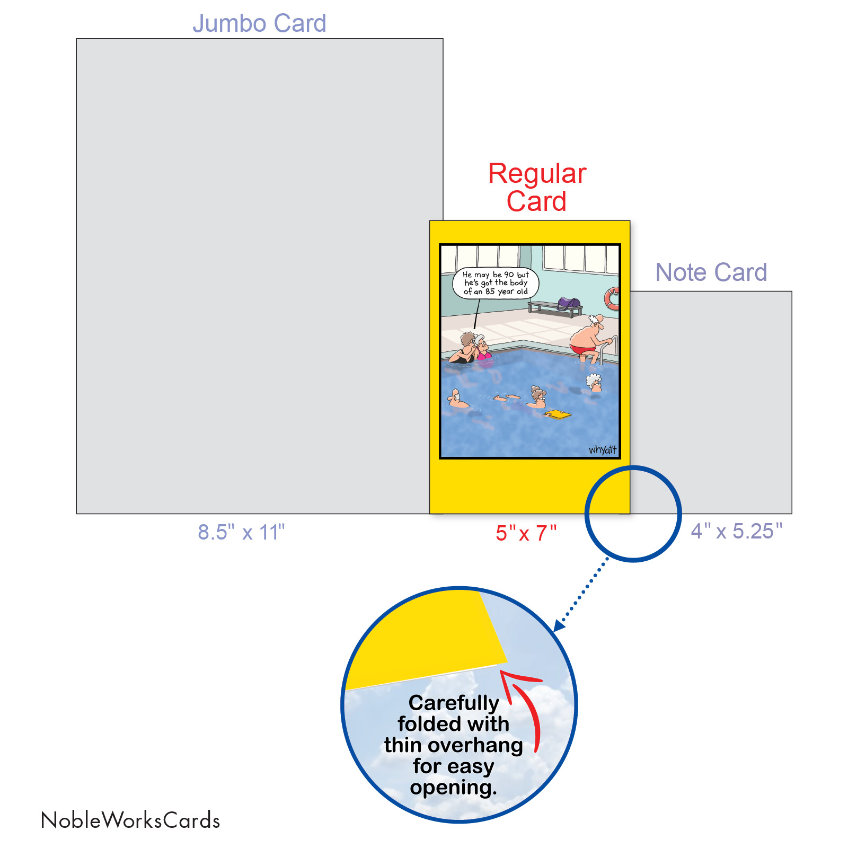 Pool Hottie: Funny Birthday Paper Greeting Card