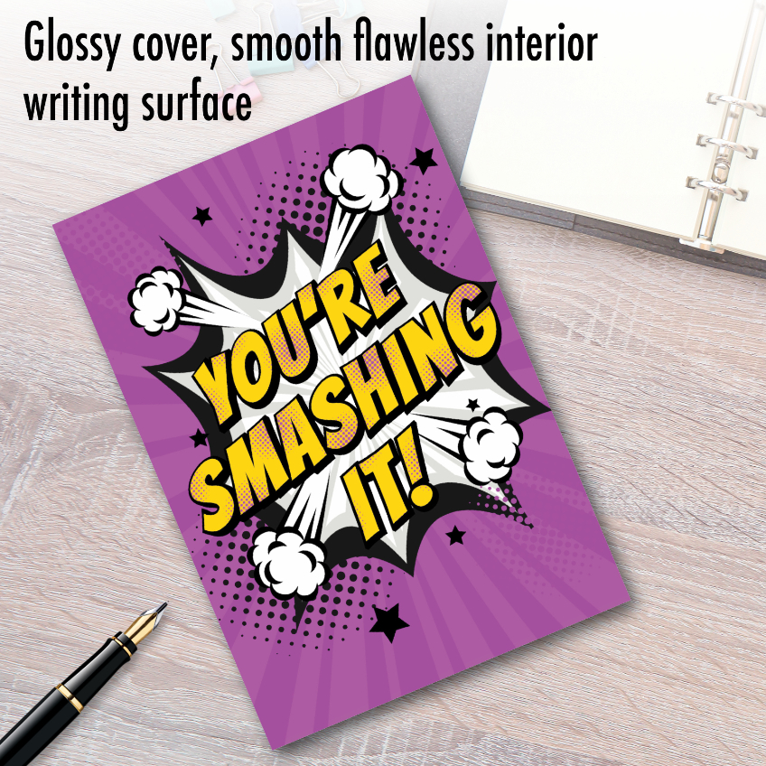Smashing It: Funny Congratulations Paper Greeting Card