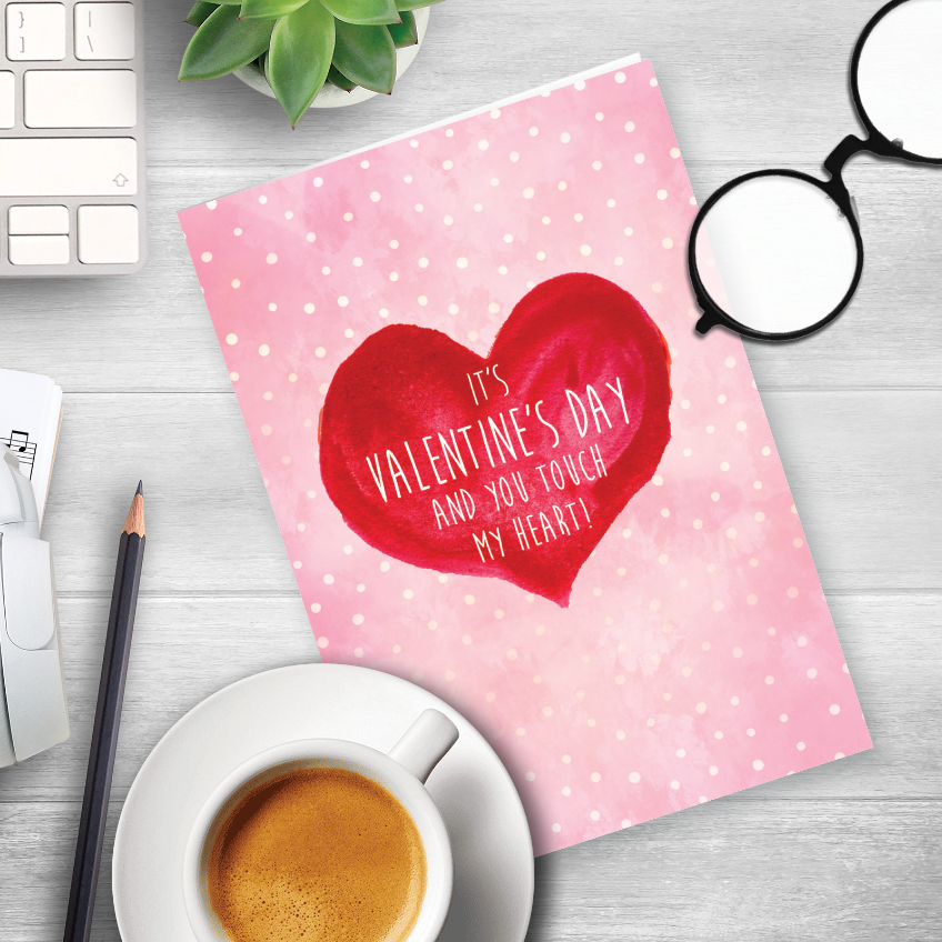 Touch My Heart: Funny Valentine's Day Pack of 3 Cards