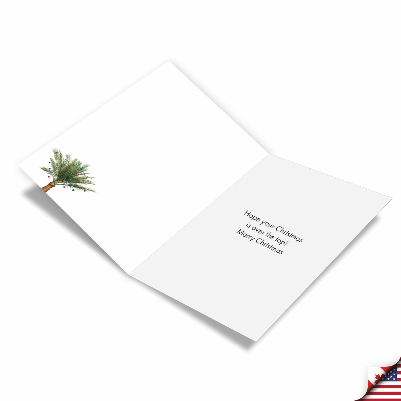 Tree Animals - Elephant: Beautiful Merry Christmas Paper Card