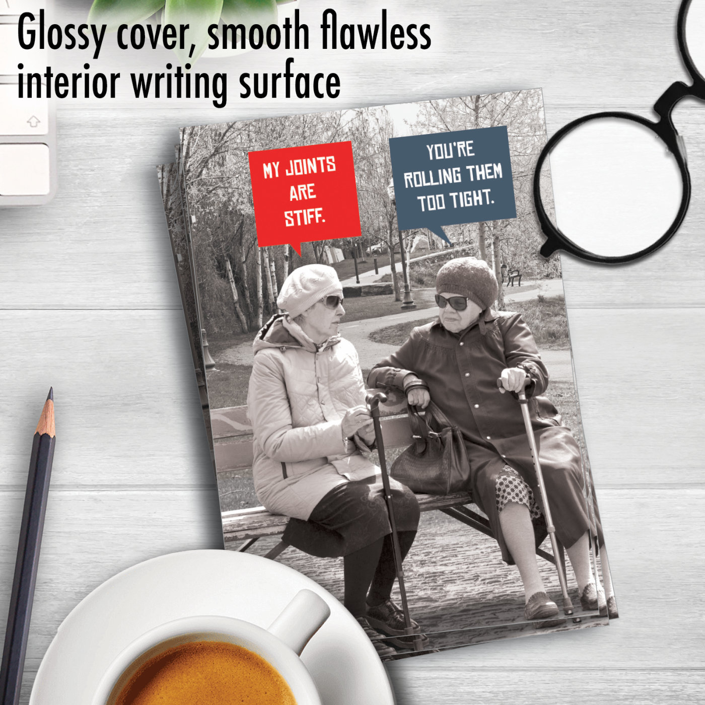 Unlit Stiff Joints: Funny Birthday Pack of 3 Cards for Women