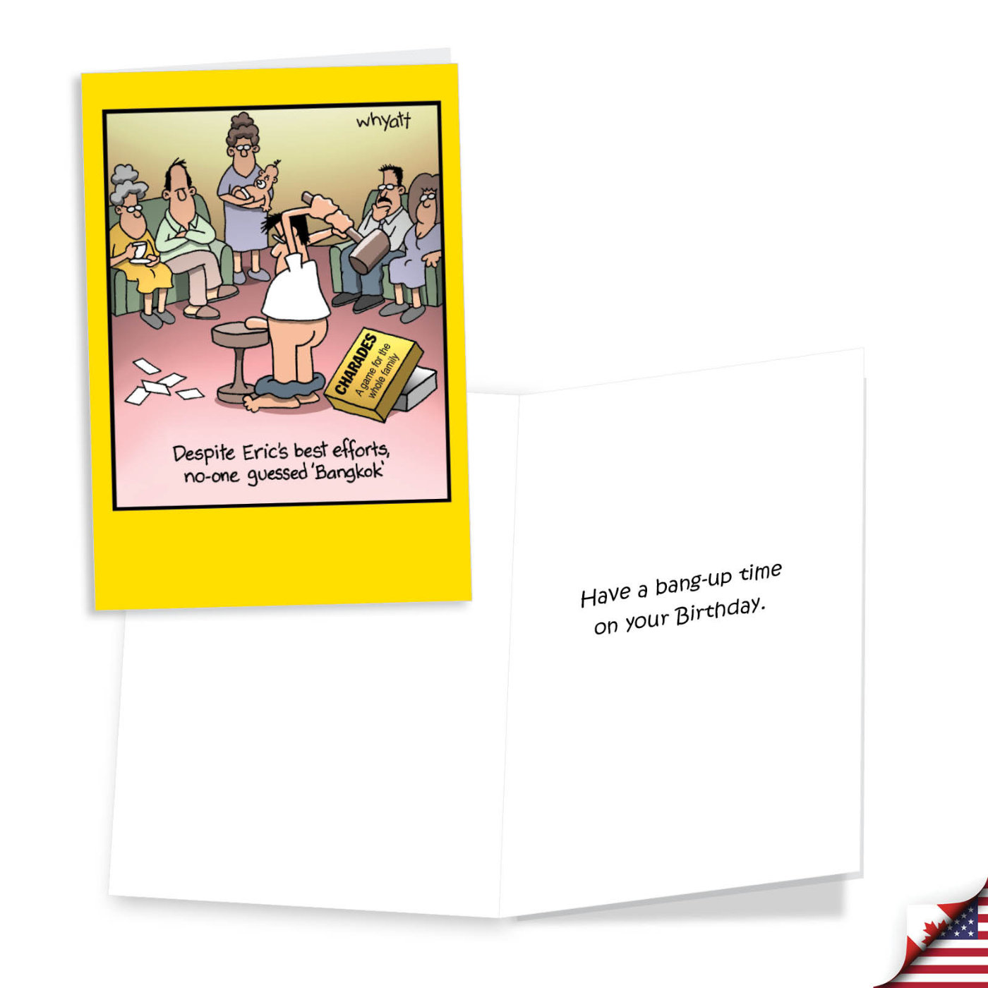 Whyatt's Have A Ball: Funny Birthday Variety Pack of 3 Cards for Men