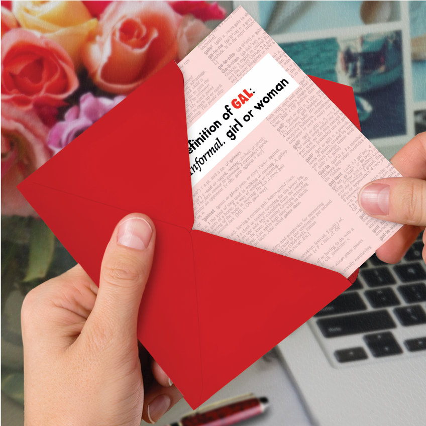 Gal Definition: Funny Galentine's Day Card