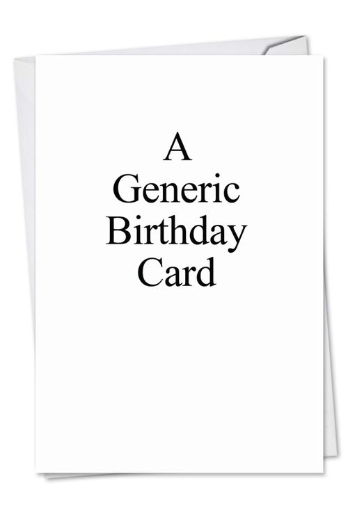 Generic Birthday Card Red Rocket Birthday Paper Card