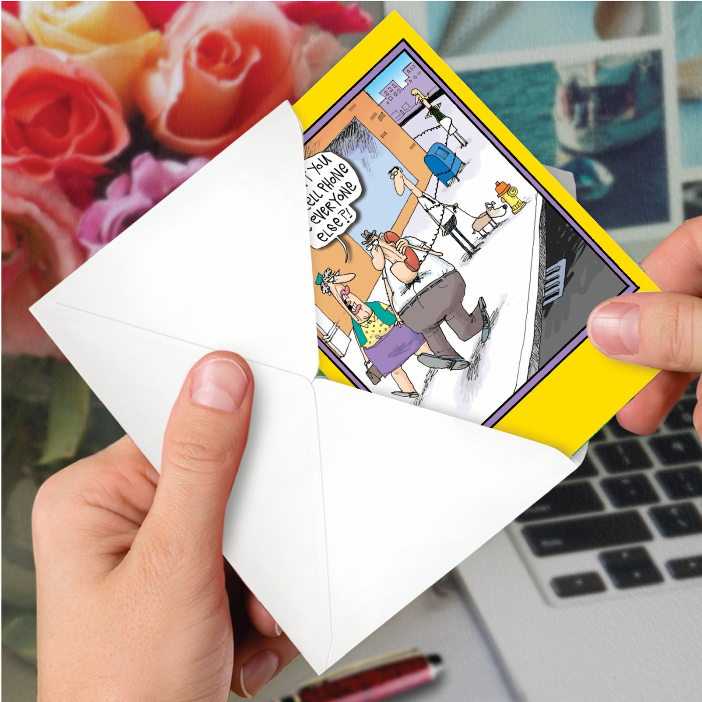 Get A Phone: Funny Birthday Greeting Card