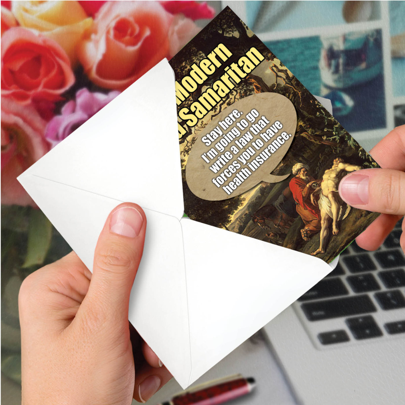 Good Samaritan: Funny Get Well Greeting Card