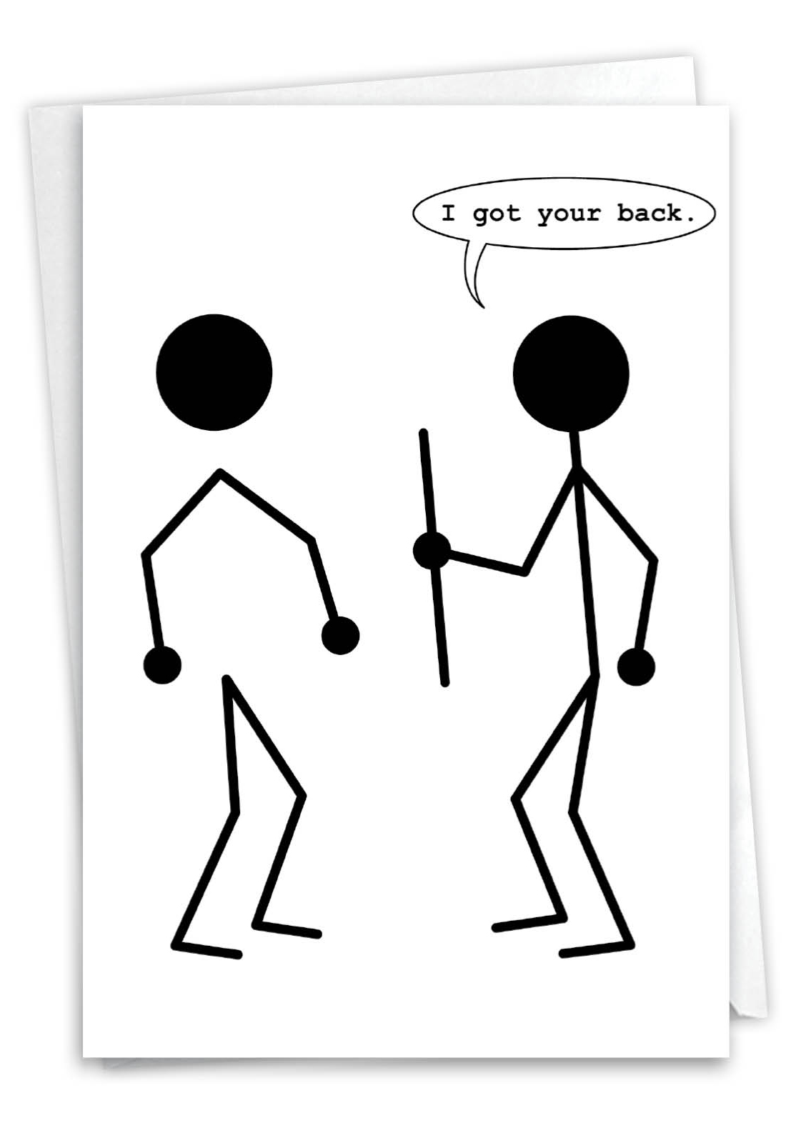 Got Your Back: Funny Friendship Card