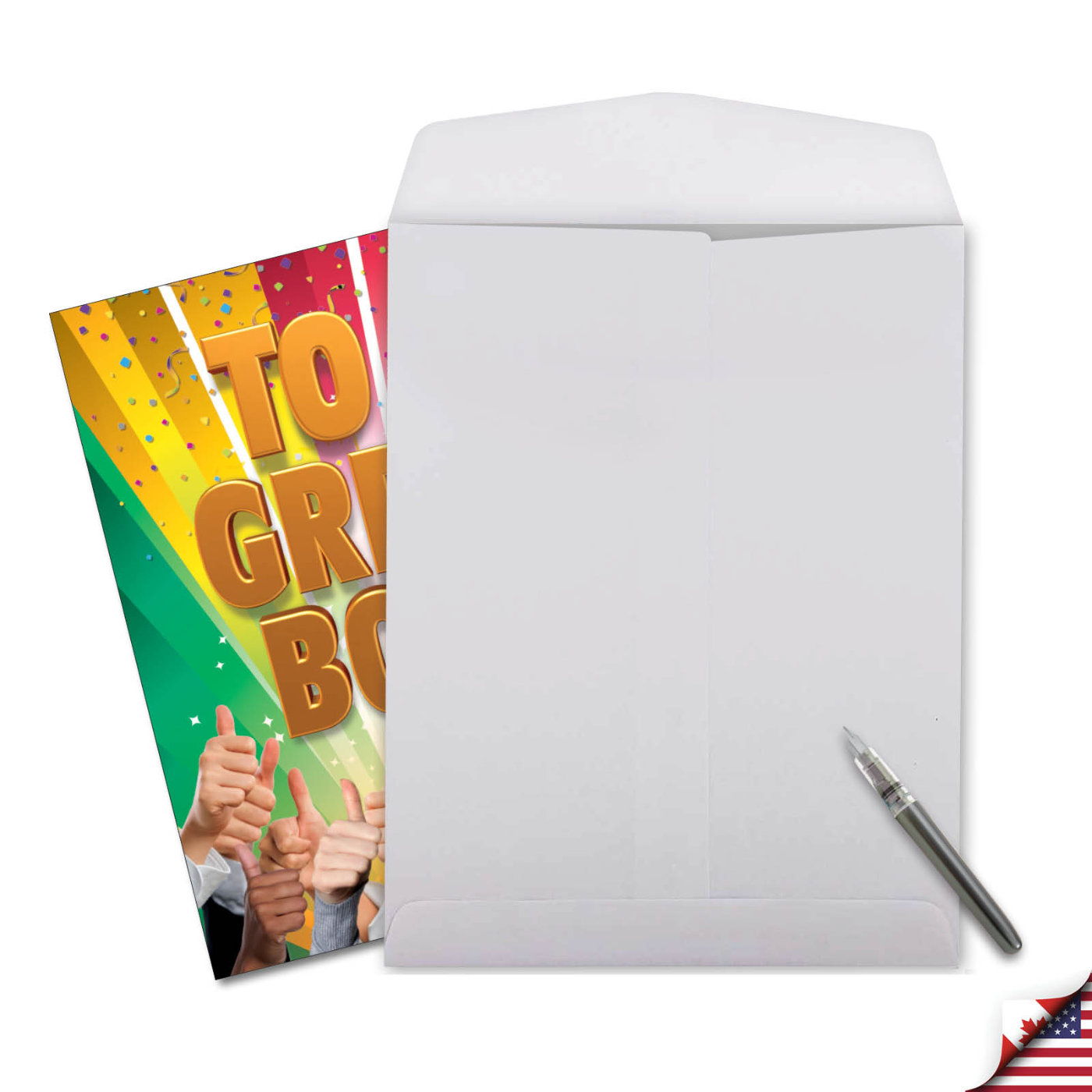 Great Boss From All: Humor Boss's Day Big Card