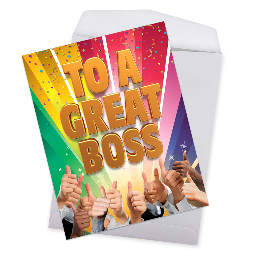 Great Boss From All: Humorous Boss's Day Big Card