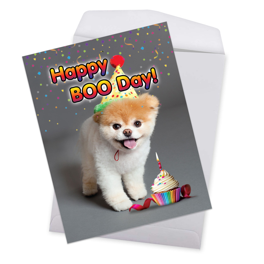 Happy Boo-day: Funny Birthday Extra Large Paper Card