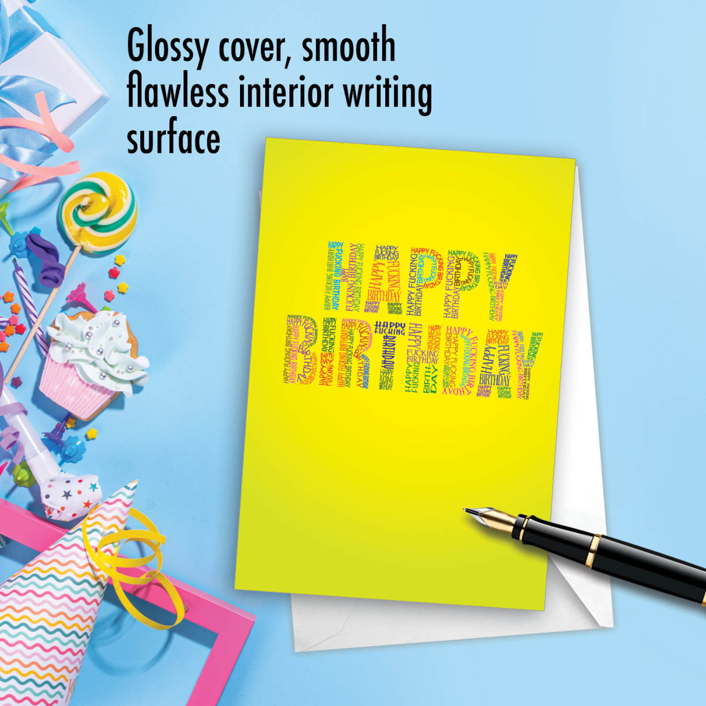 Happy F Birthday: Funny Birthday Card