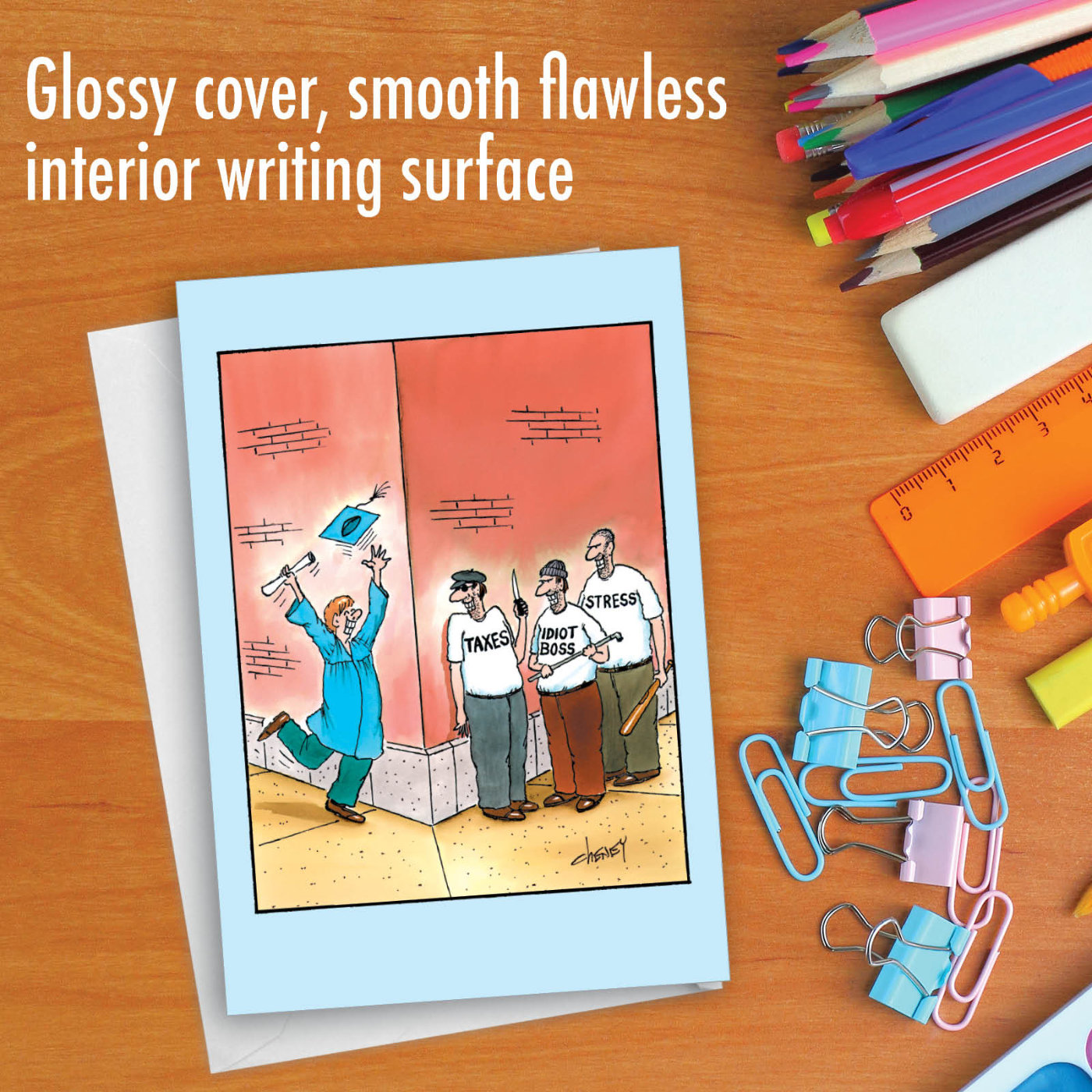 Happy Grad: Humor Graduation Greeting Card