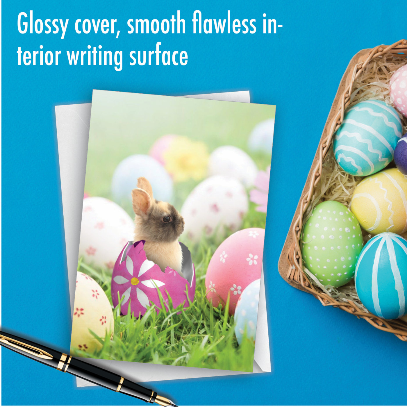 Hatching Rabbits-Egg: Creative Easter Card