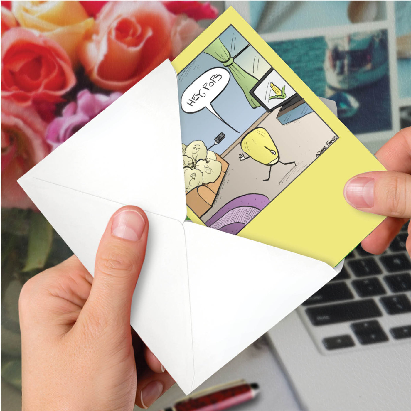 Hey Pops: Funny Father's Day Greeting Card