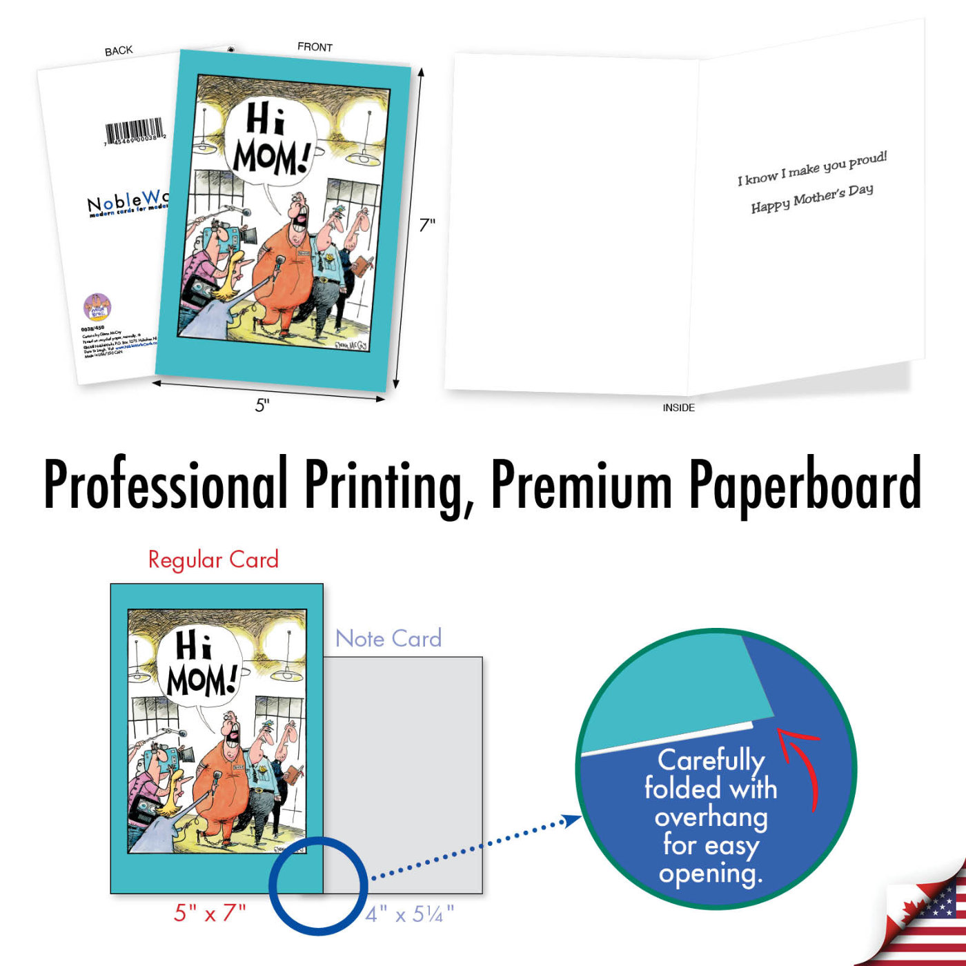 Hi Mom: Funny Mother's Day Greeting Card