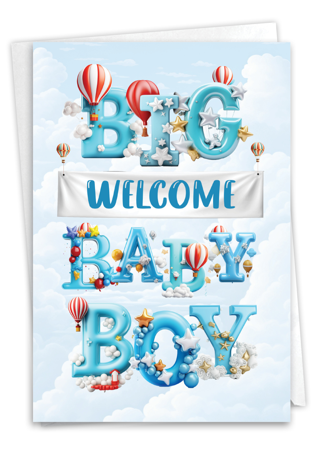 Big Boy: Beautiful Baby Printed Greeting Card