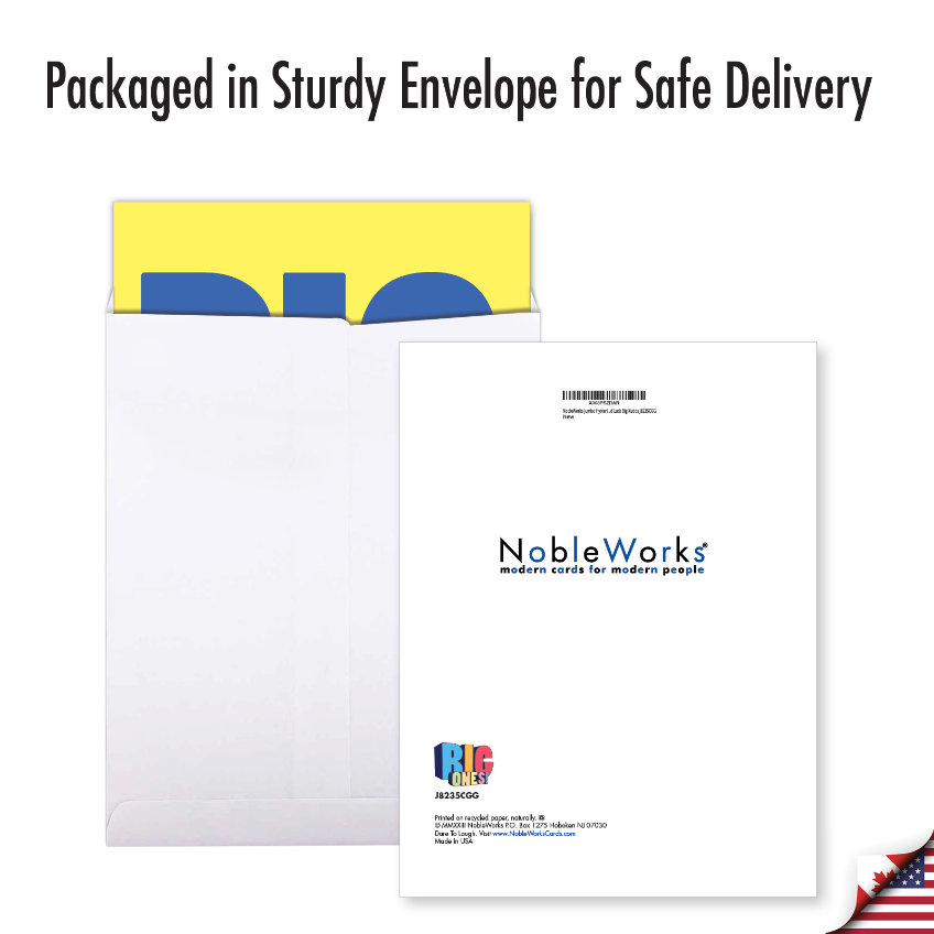 Big Kudos: Hilarious Congratulations Jumbo Printed Greeting Card