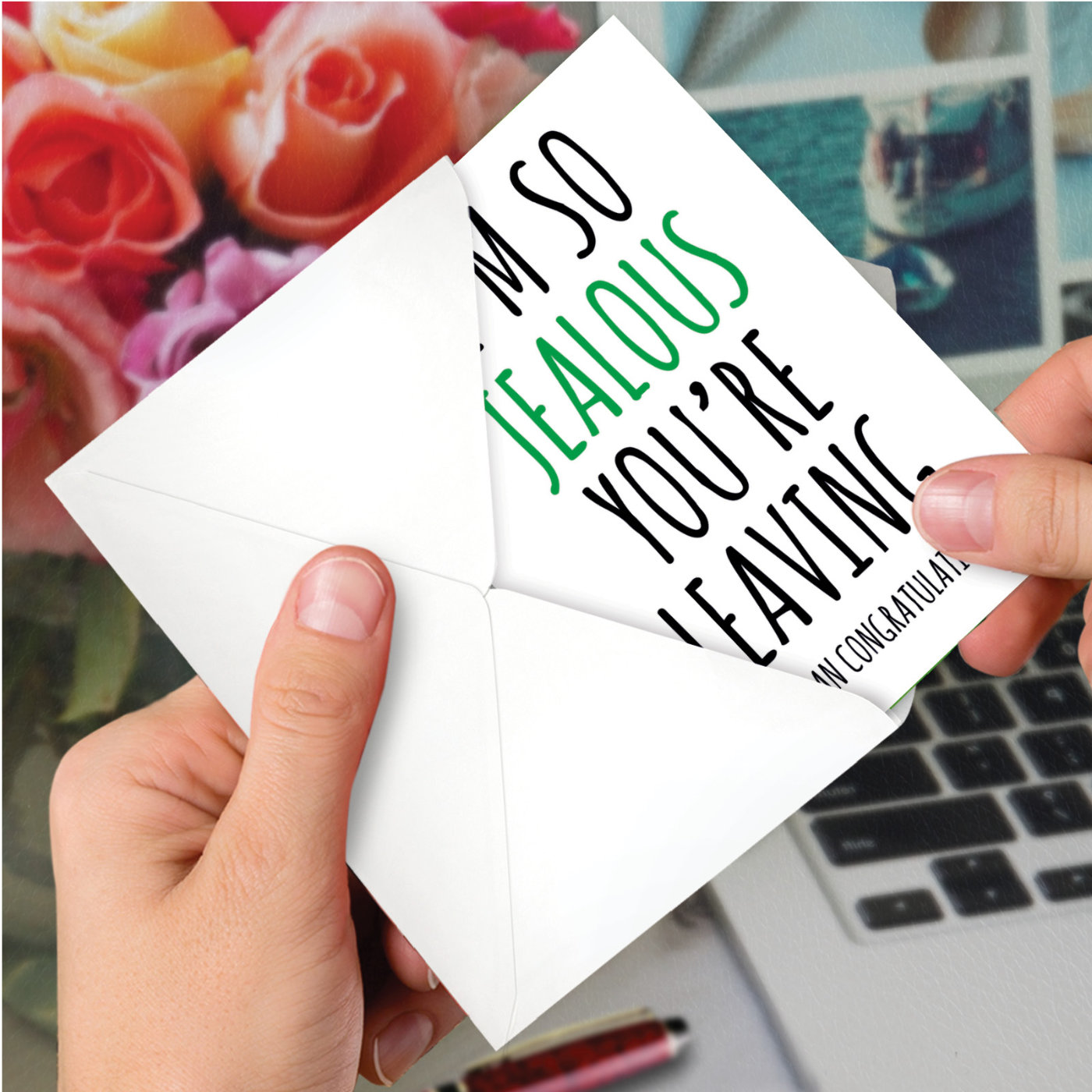 Jealous Coworker: Funny Retirement Card