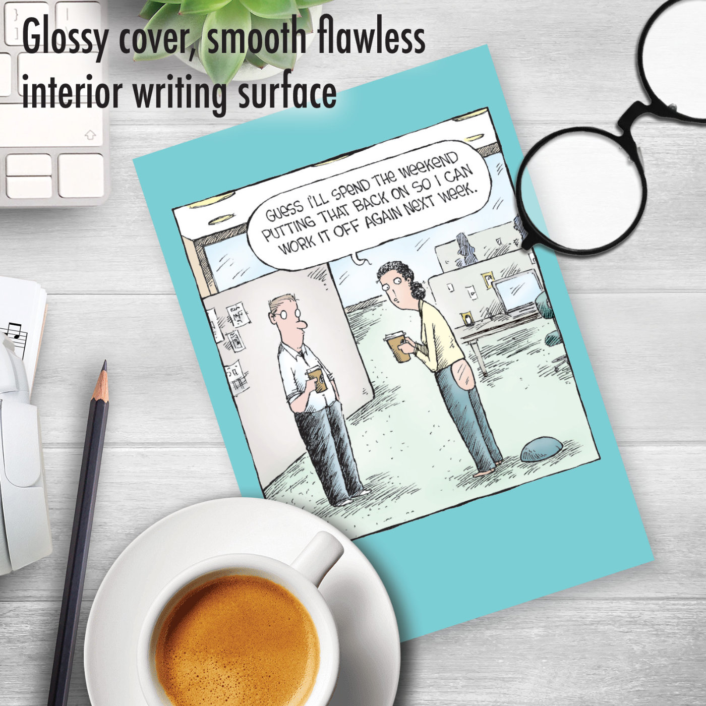 Work Butt Off: Funny Administrative Professionals Day Greeting Card