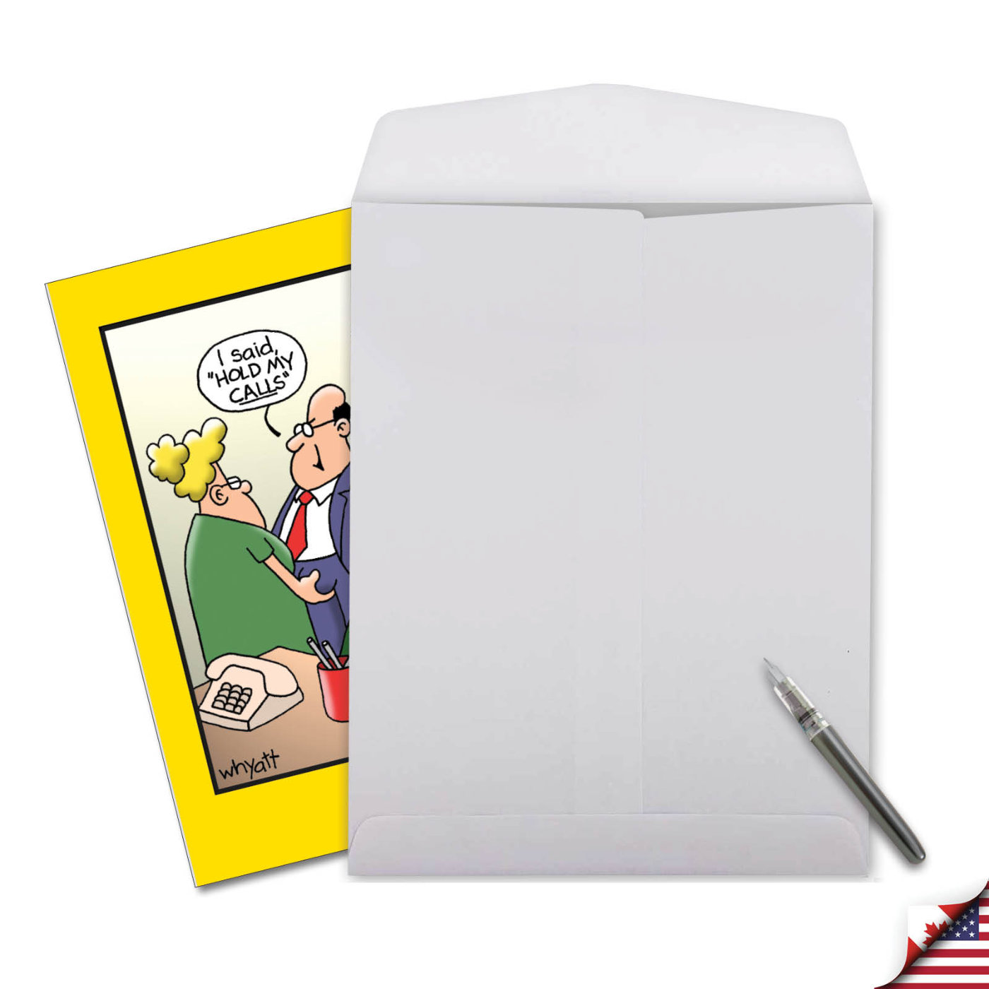 Hold My Calls: Humor Birthday Jumbo Greeting Card