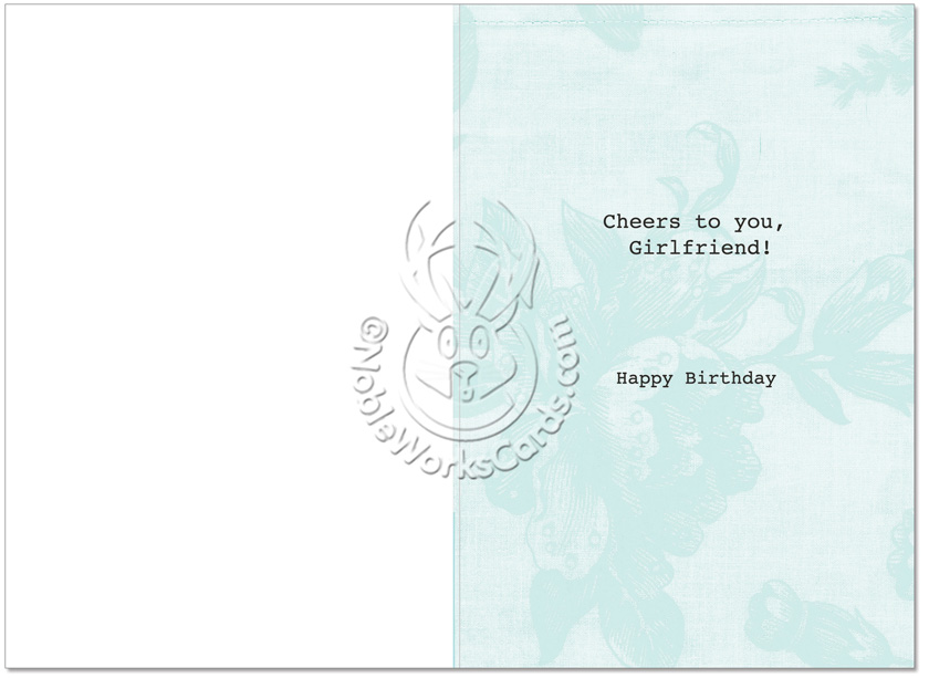 Hold My Liquor Picture Birthday Paper Card Debbie Tomassi