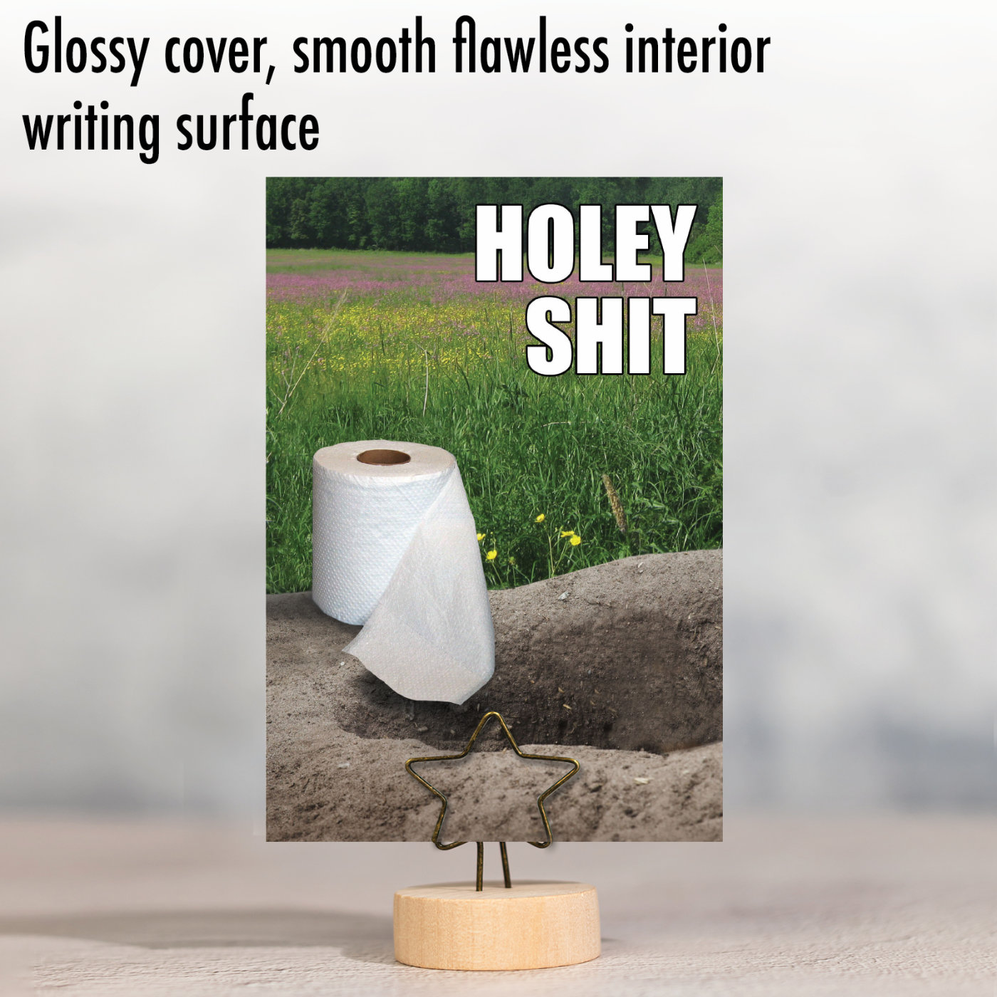 Holey Shit: Funny Blank Greeting Card