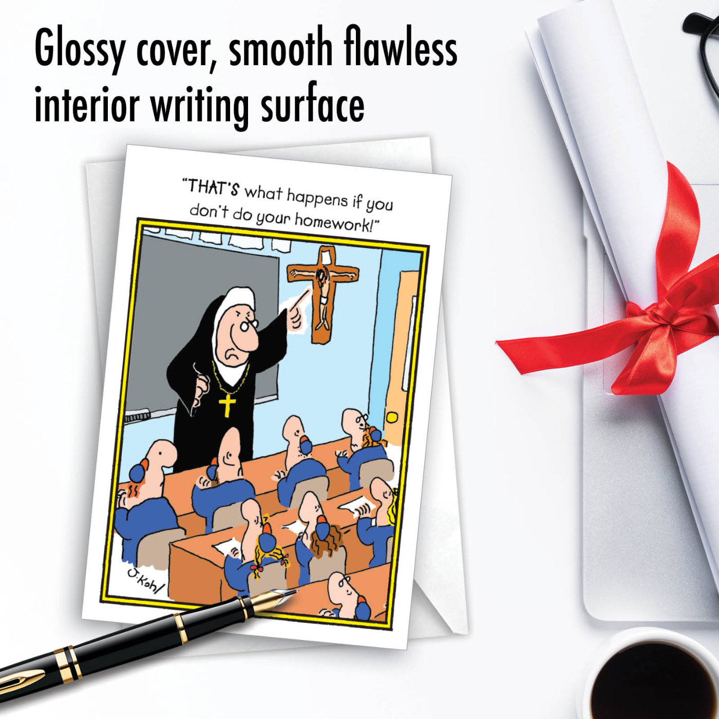 Homework: Funny Graduation Greeting Card