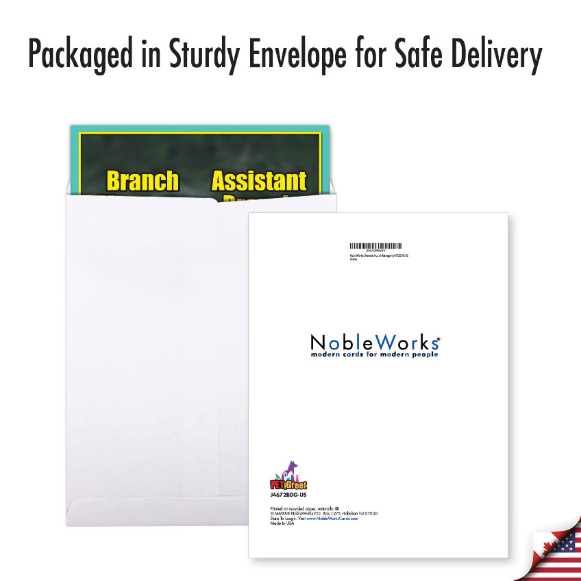 Branch Managers: Humorous Birthday Over-sized Paper Greeting Card