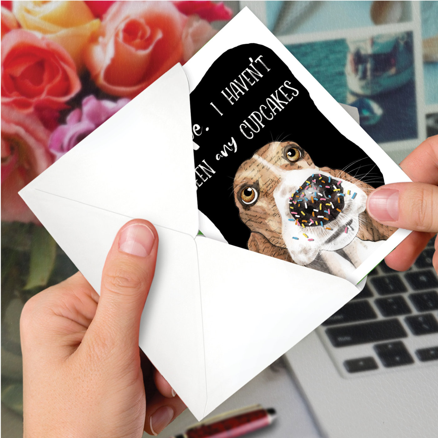 Dog Antics - Sprinkle Nose: Humorous Birthday Pack of 3 Cards