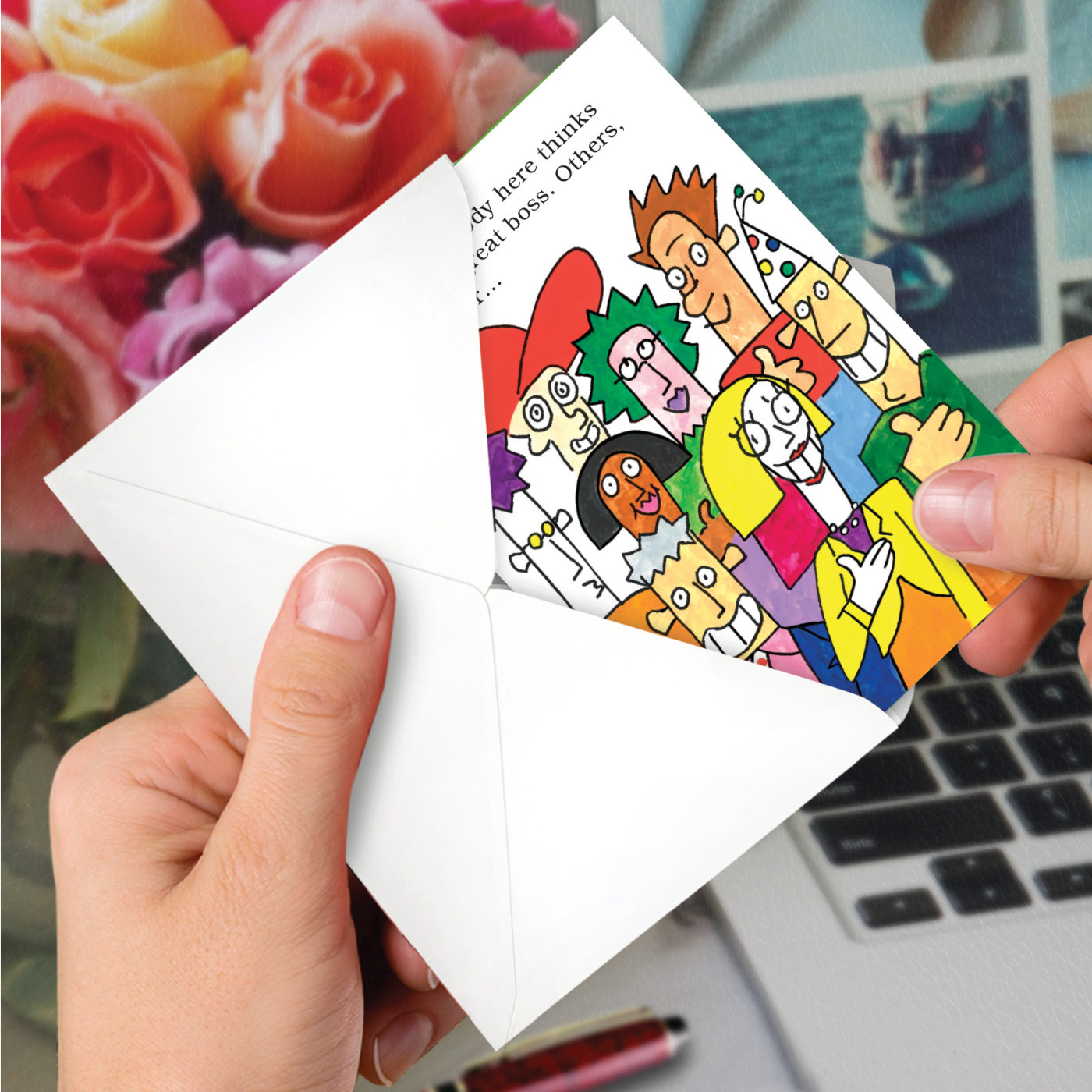 Greatest Boss: Humorous Boss's Day Paper Greeting Card