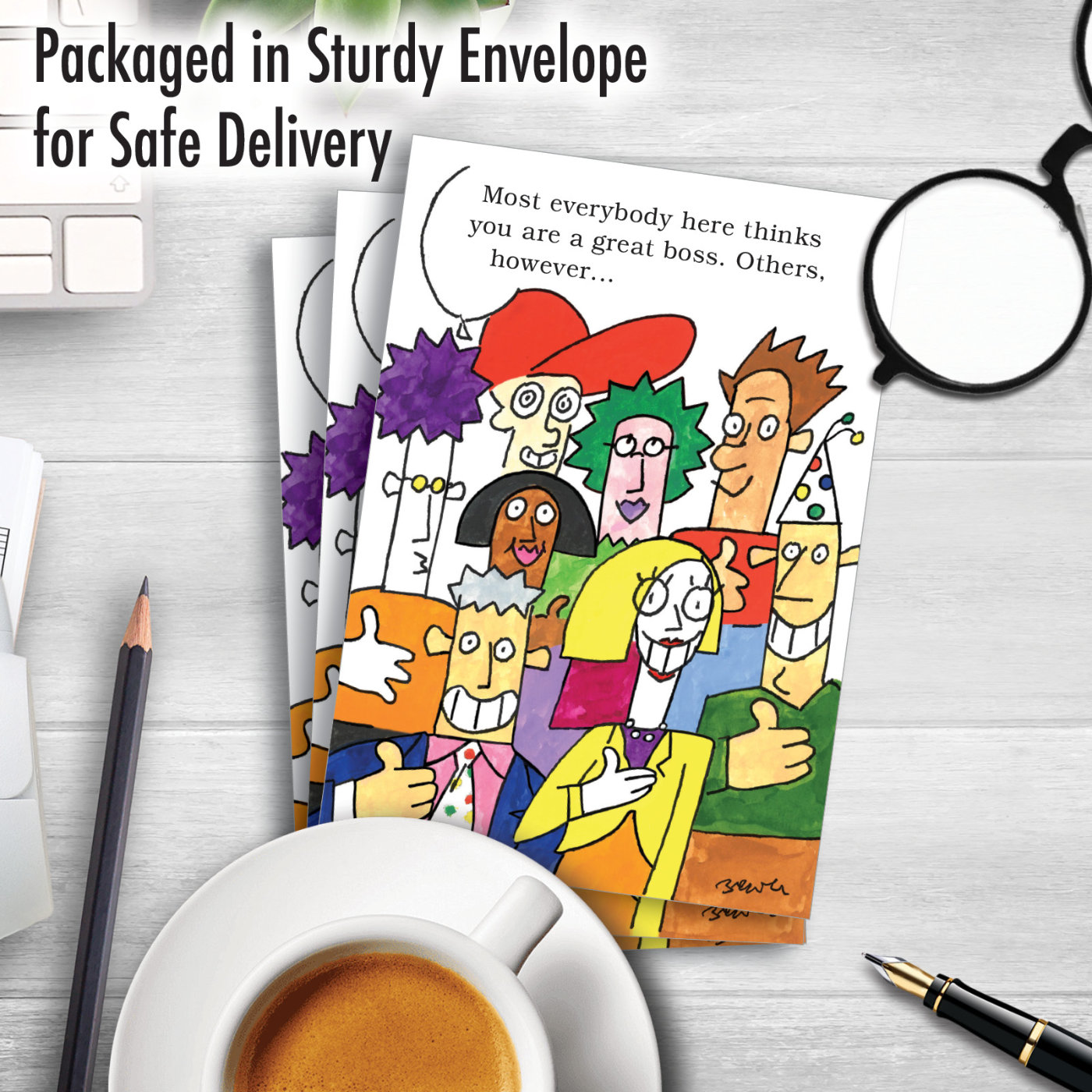 Greatest Boss: Humorous Boss's Day Pack of 3 Cards