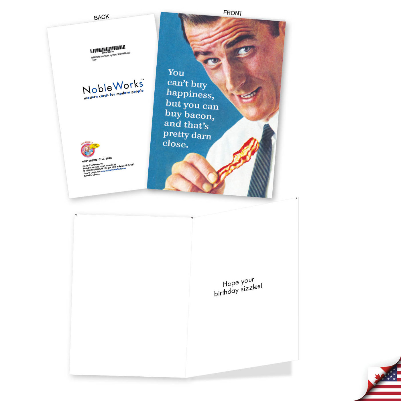 Guy Humor: Humor Birthday Variety Pack of 3 Cards for Men