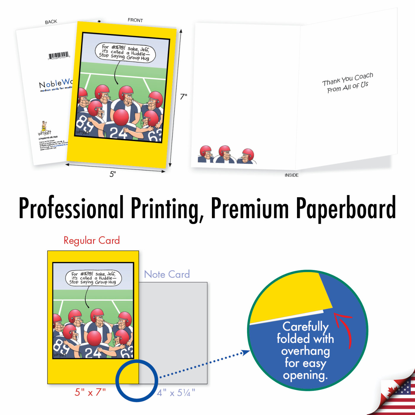 Huddle: Humor Thank You Card