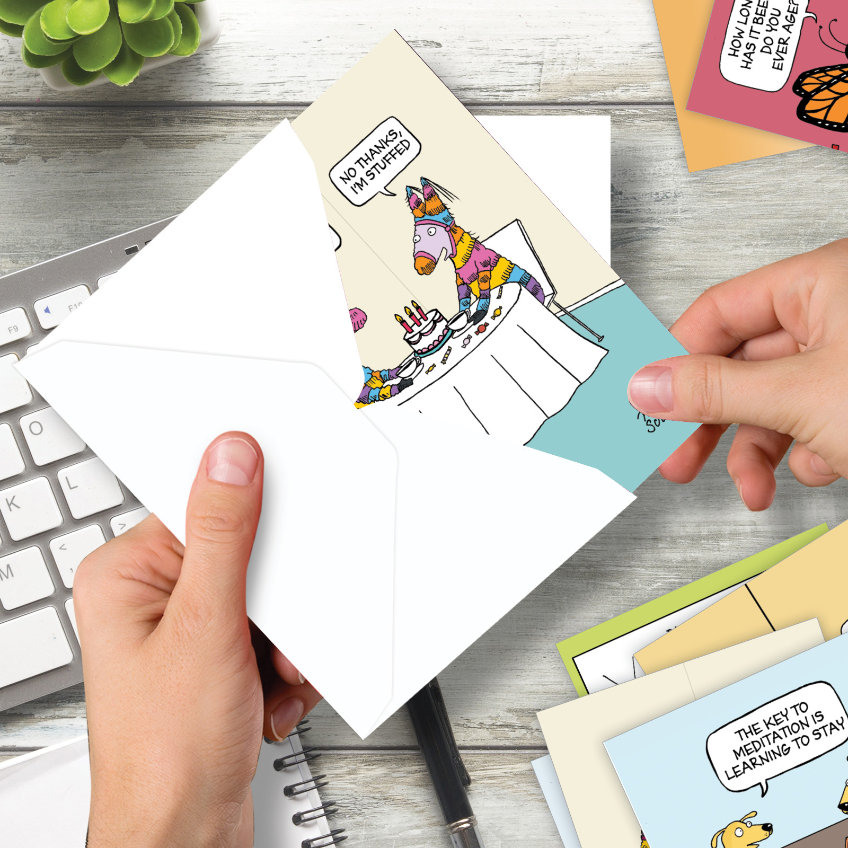 Maria Scrivan's Celebrations: Humorous Birthday Assortment of 36 Cards