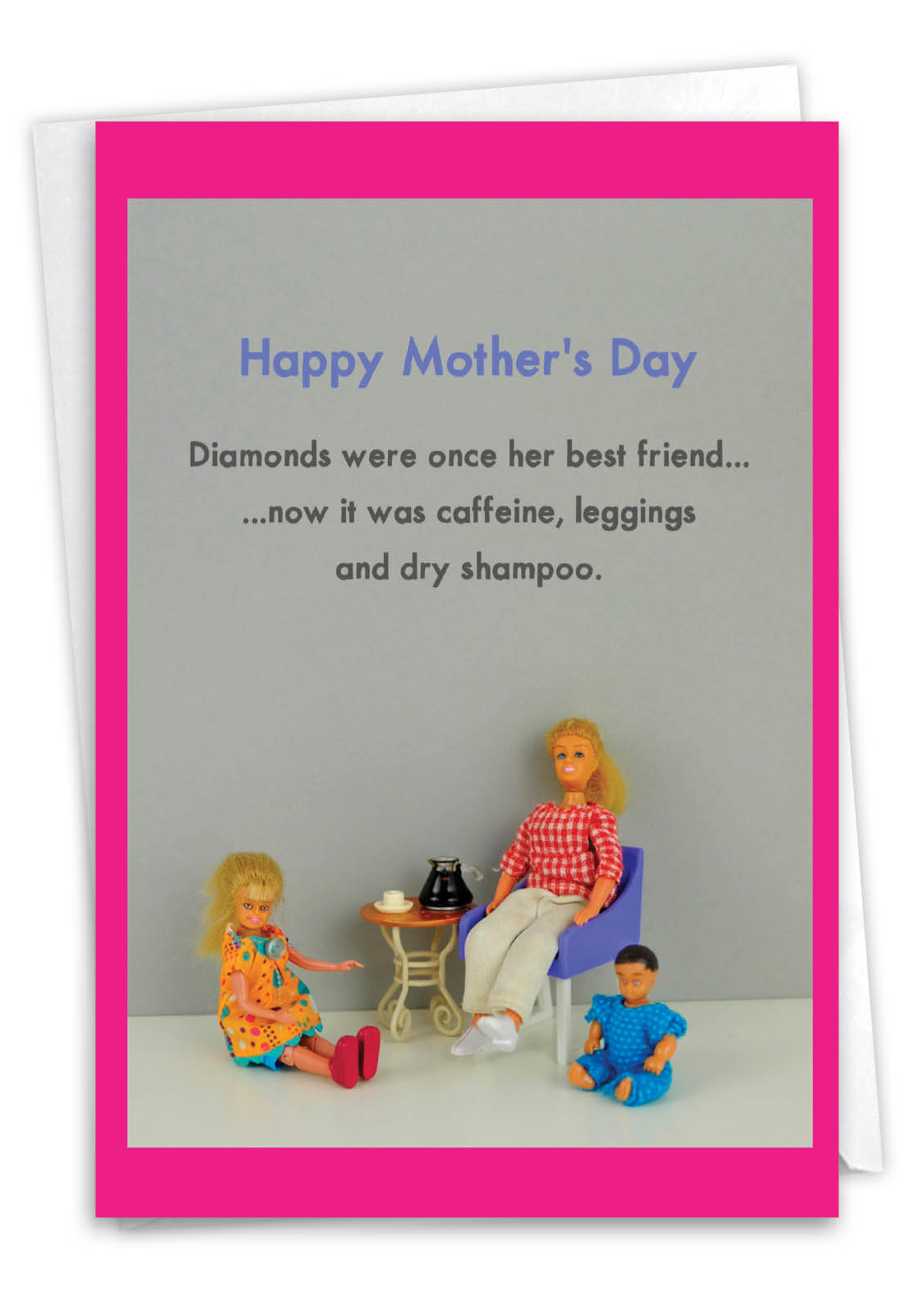 Mom's Best Friends: Humor Mother's Day Greeting Card